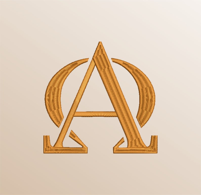 Alpha and Omega Religious Embroidery Design - Etsy