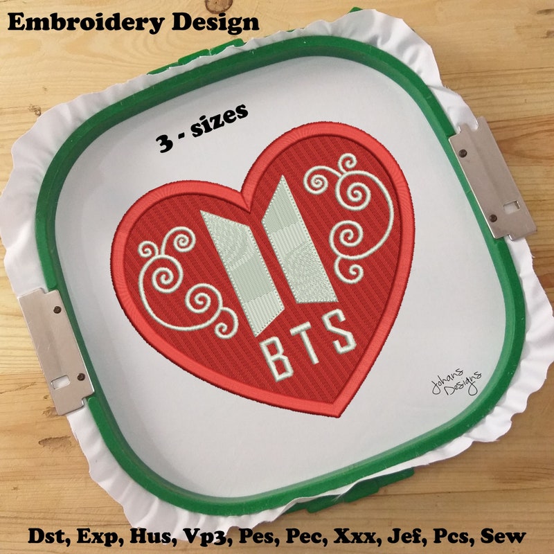 Bts Embroidery - Etsy