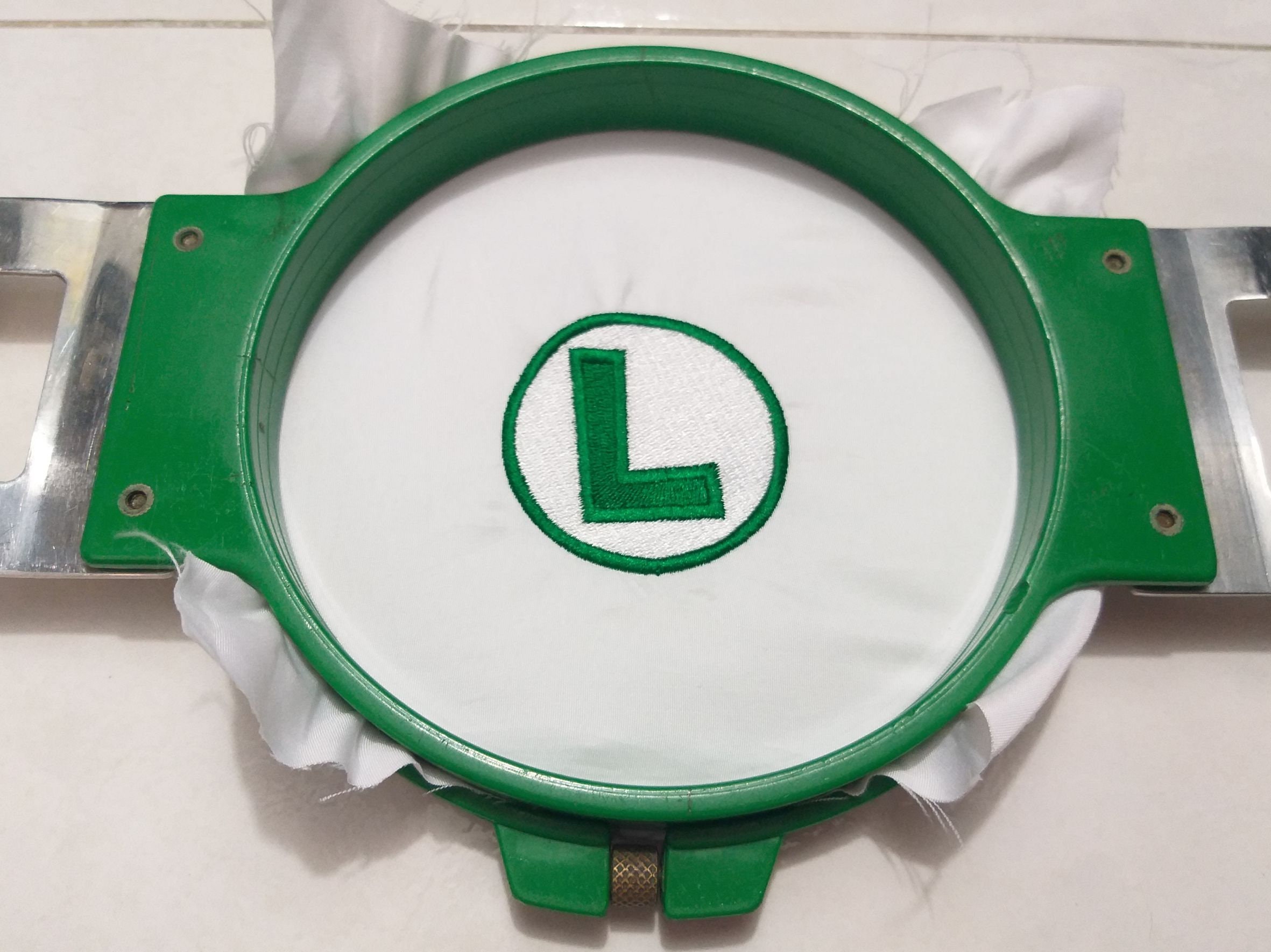 Super Mario Bros Luigi L Embroidery Design - Etsy