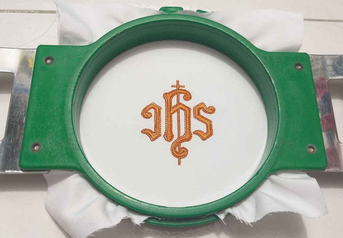JHS Religious IHS Embroidery Design - Etsy