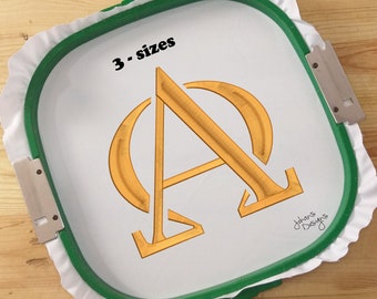 Alpha and Omega Embroidery Design - Etsy