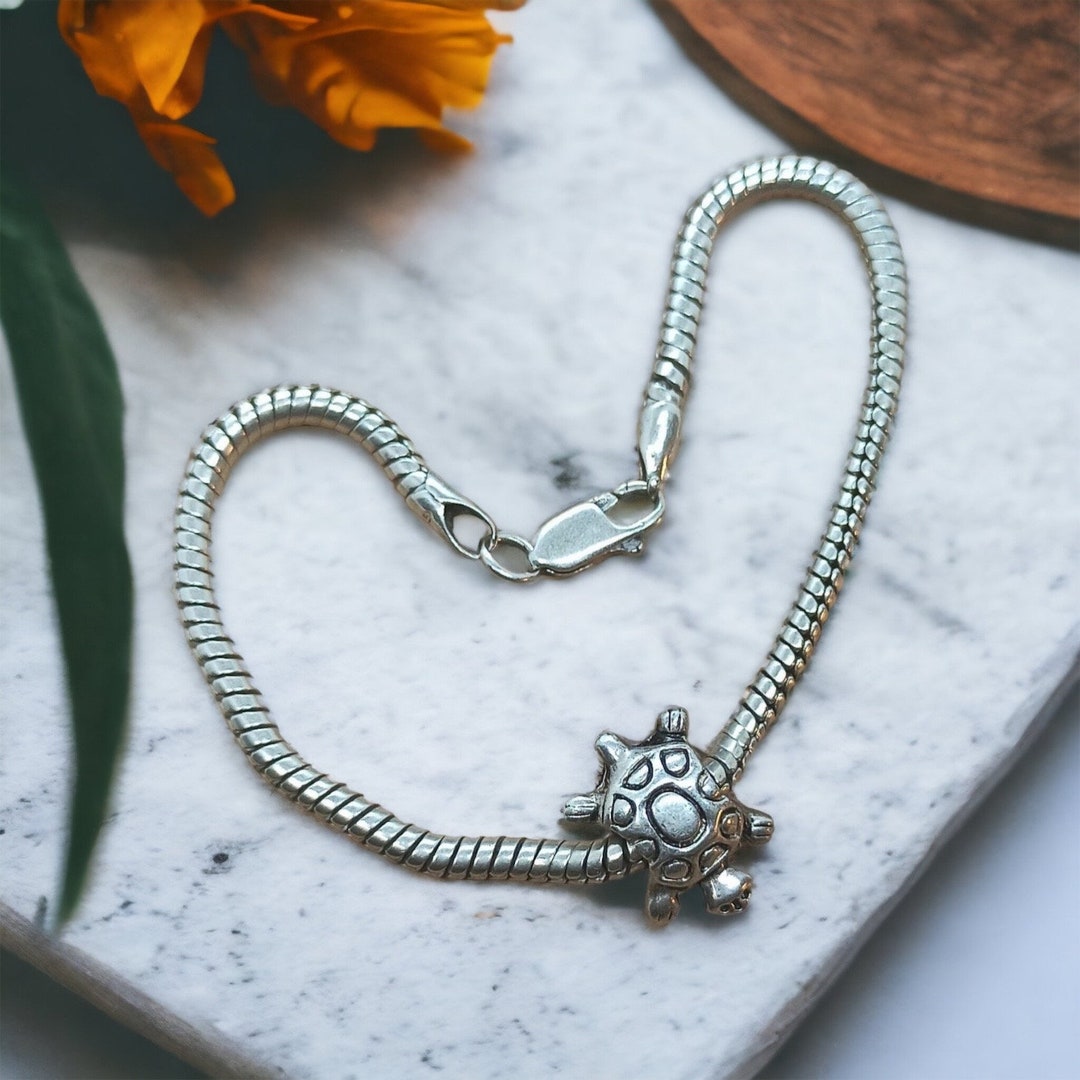 Bracelet 925 Silver 19 Cm 3 Mm Wide Snake Bracelet Vintage Gift Patina ...