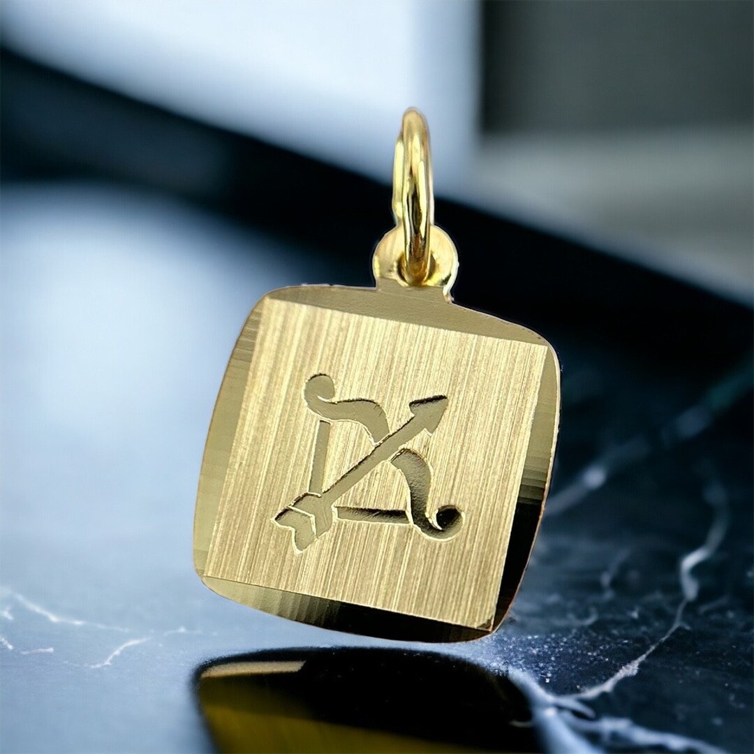 Sagittarius Pendant Gold 333 Chain Pendant Modern Trend Zodiac Sign ...