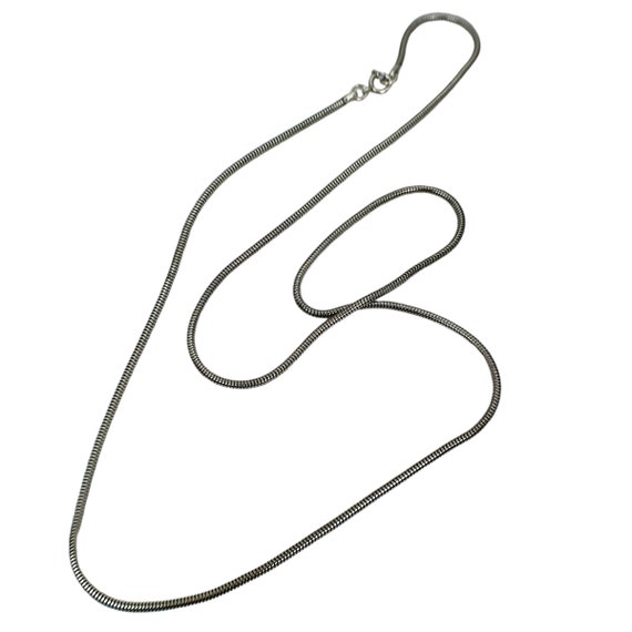 Long snake chain 925 silver silver chain 82 cm long 2… - Gem