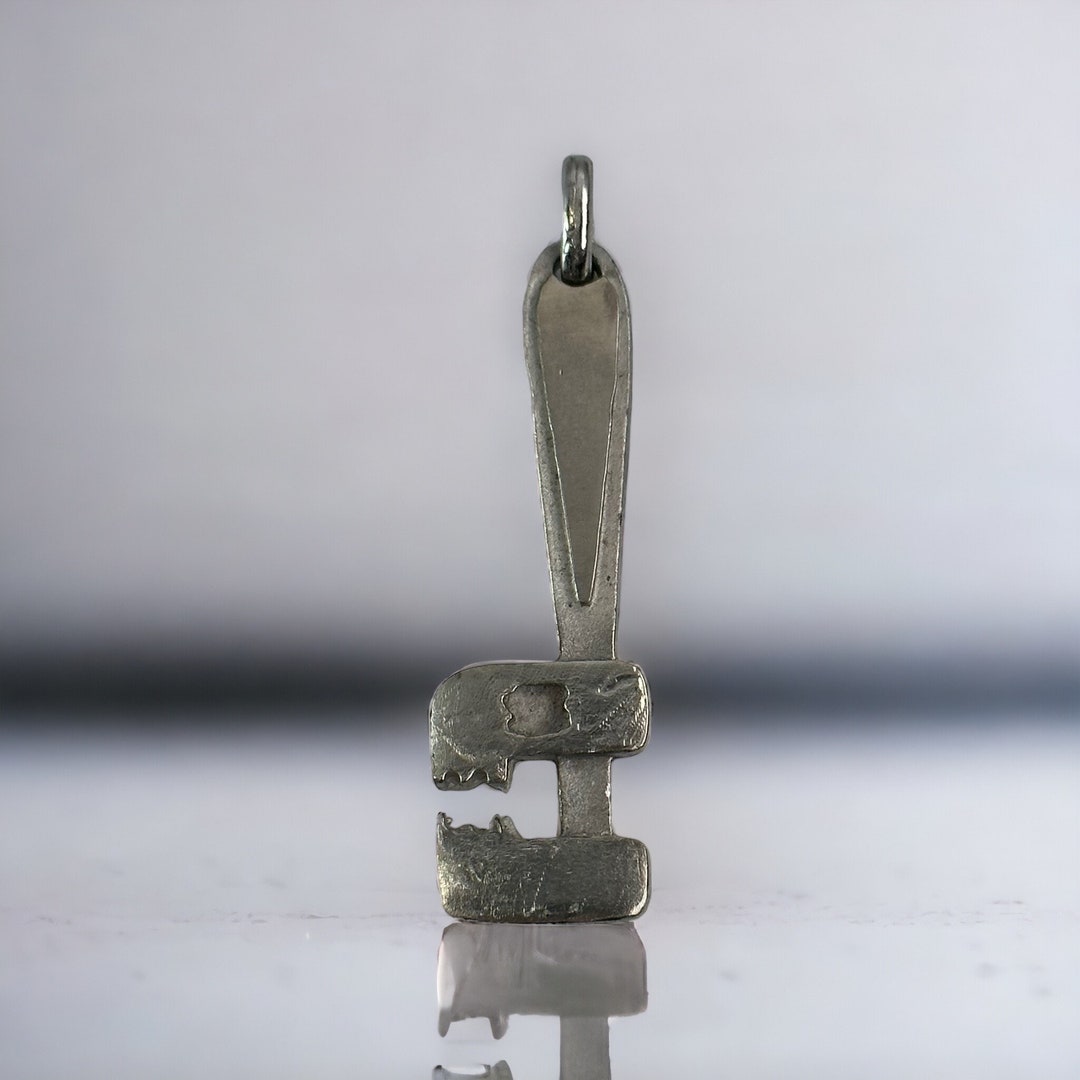 Wrench Pendant 925 Silver Solid Vintage Craftsman Noble Gift Pendant ...