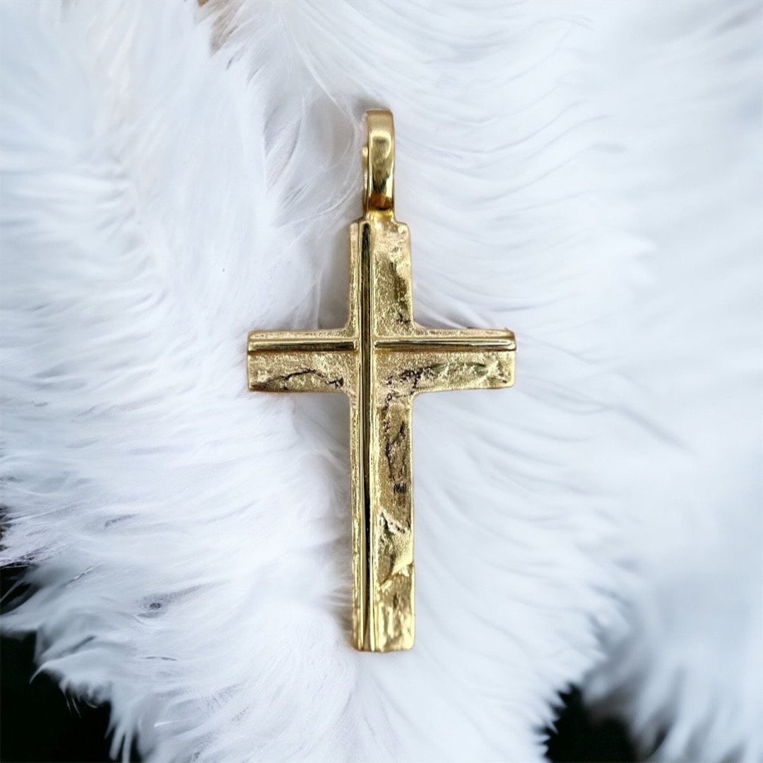 Cross Pendant Gold 333 Chain Pendant Modern Trend Communion Holy Jesus ...