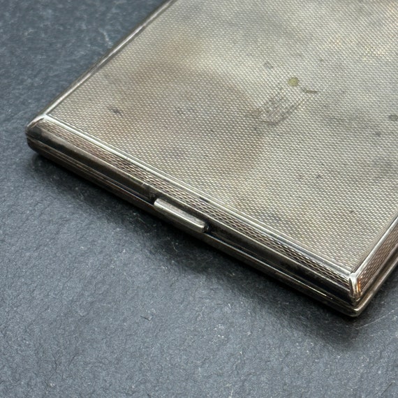 Zigarettenetui echt Silber Vintage Größe 90 x 76mm Ge… - Gem