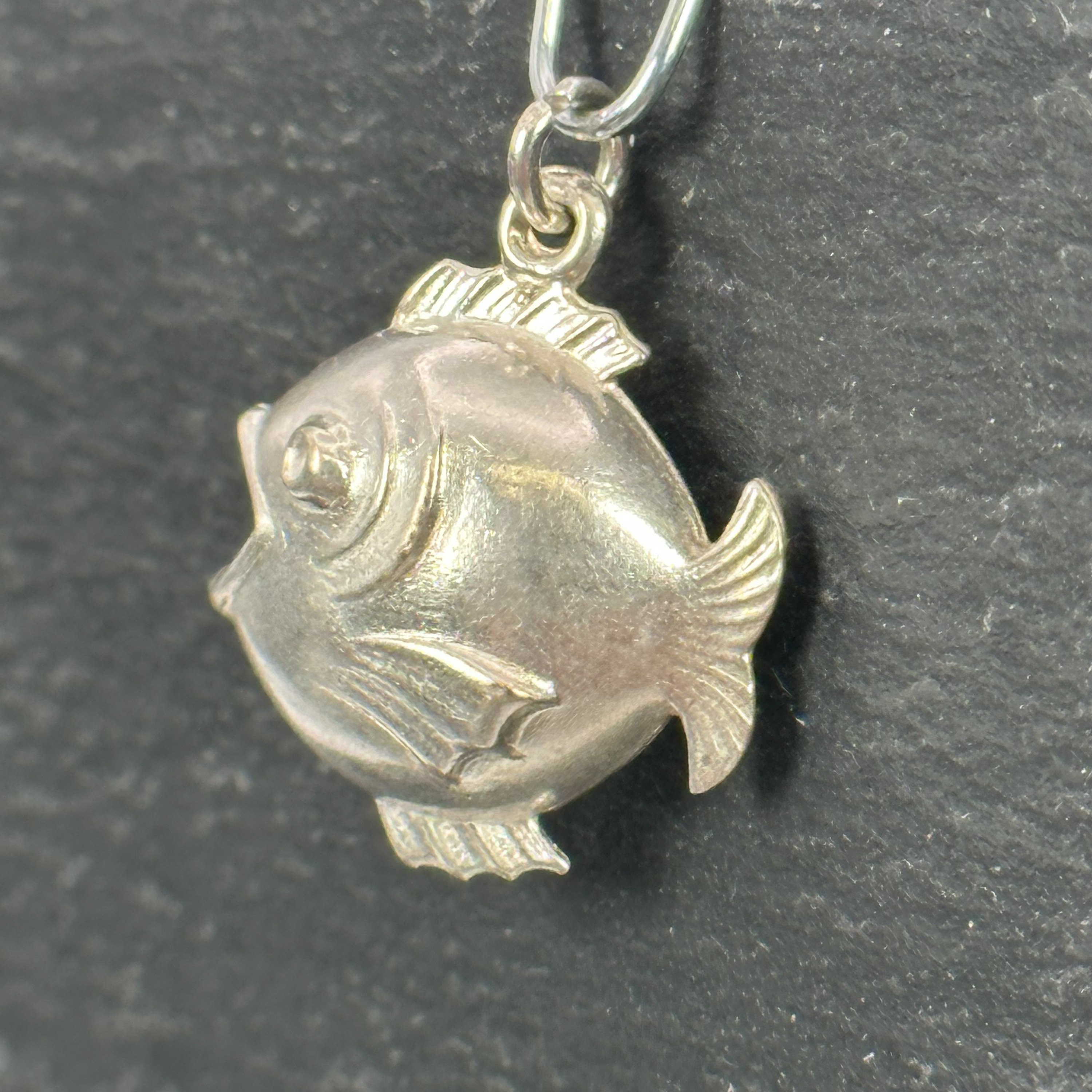 Süßer Fisch Kettenanhänger echt Silber 21 x 16mm Vintage - Etsy.de