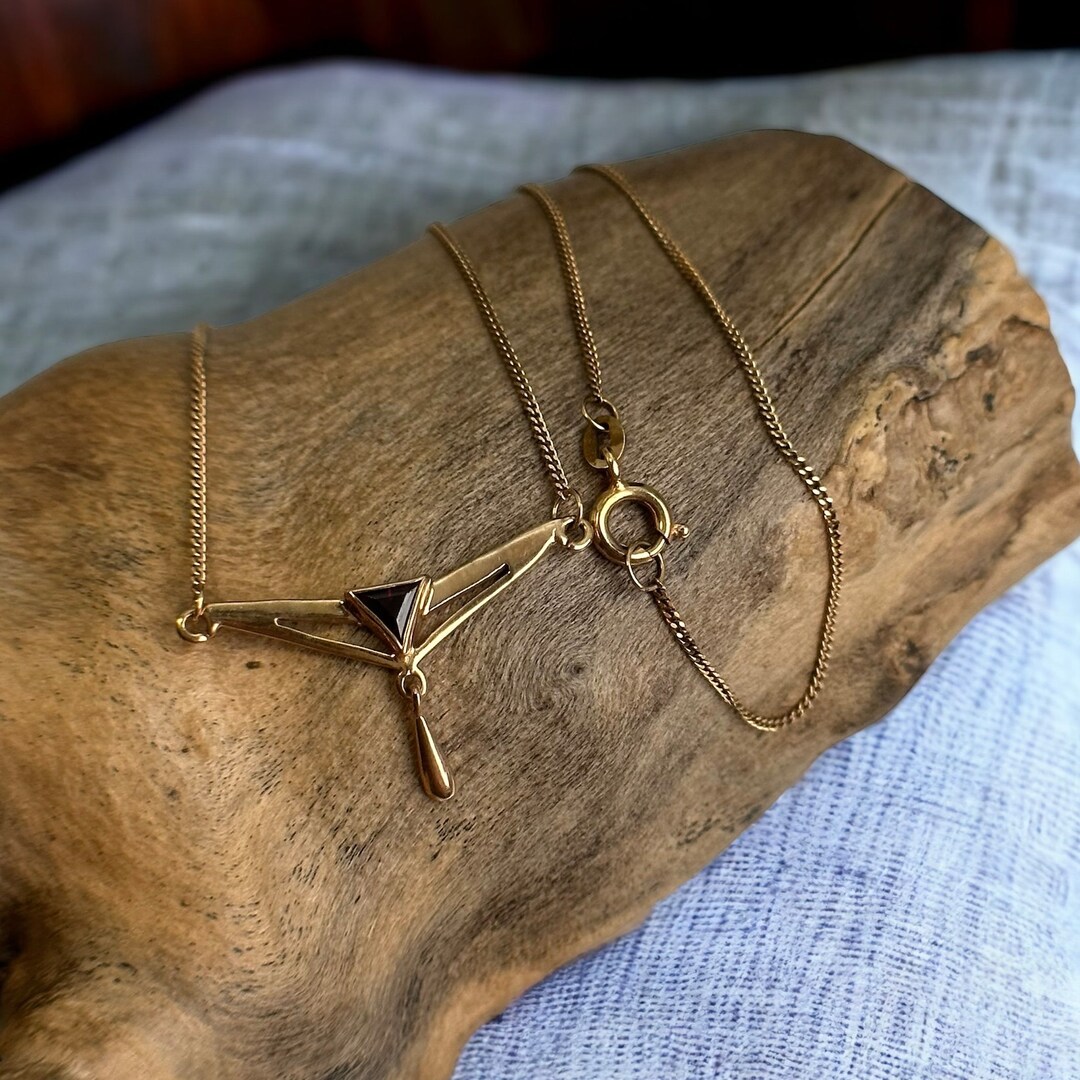 Necklace Curb Chain Gold 333 Red Gold Necklace Chain 40 Cm Necklace ...