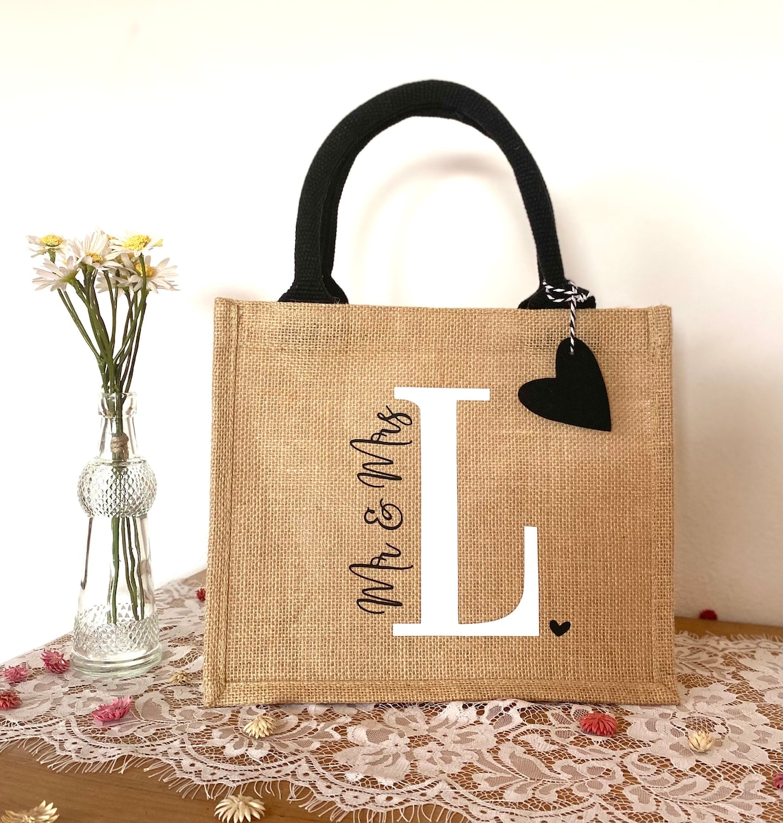 Tasche mit Name / Jutetasche / personalisiert / Geschenk / | Etsy