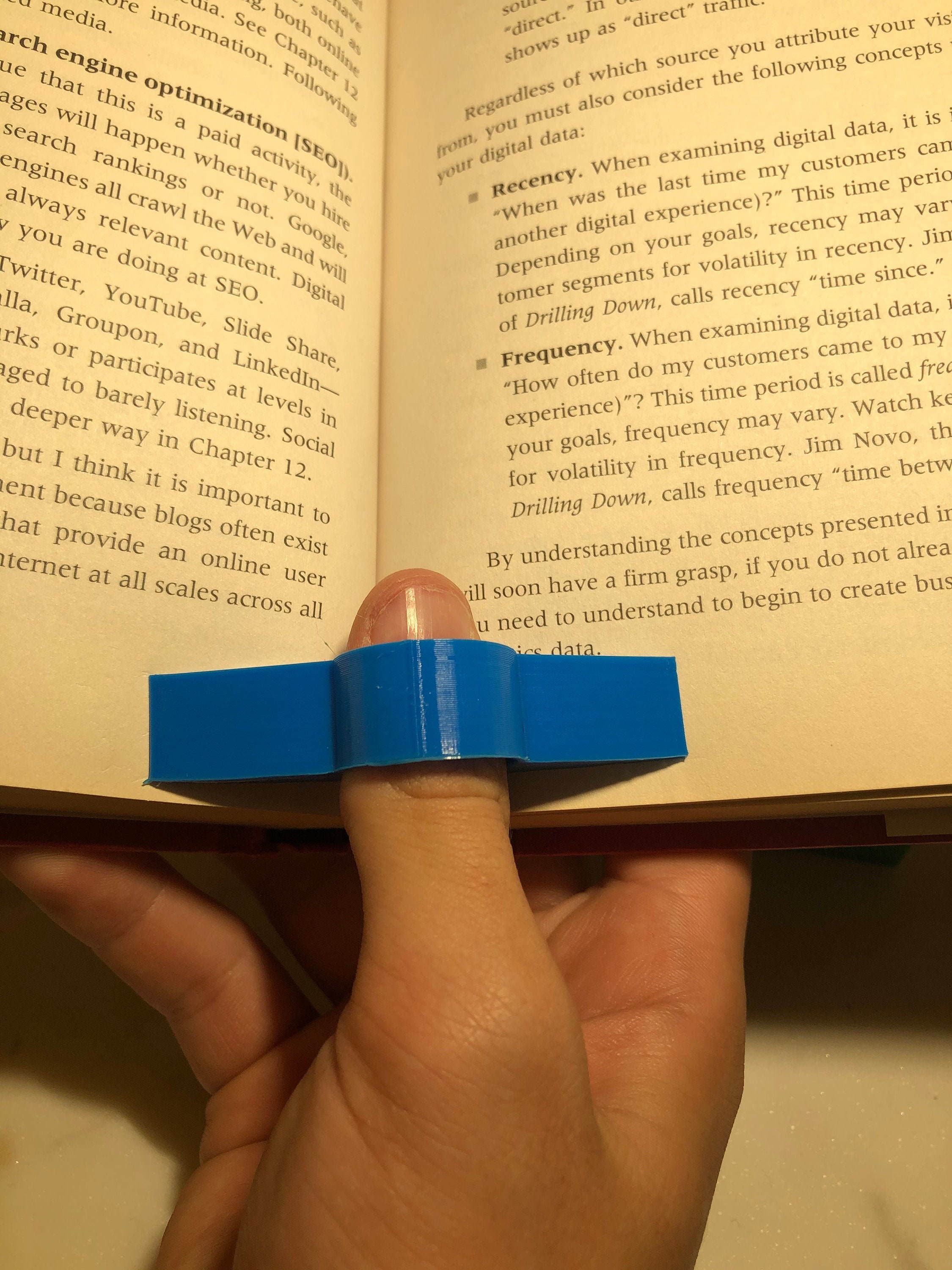 3D Printed Book Ring Reading Book Holder - Etsy Canada