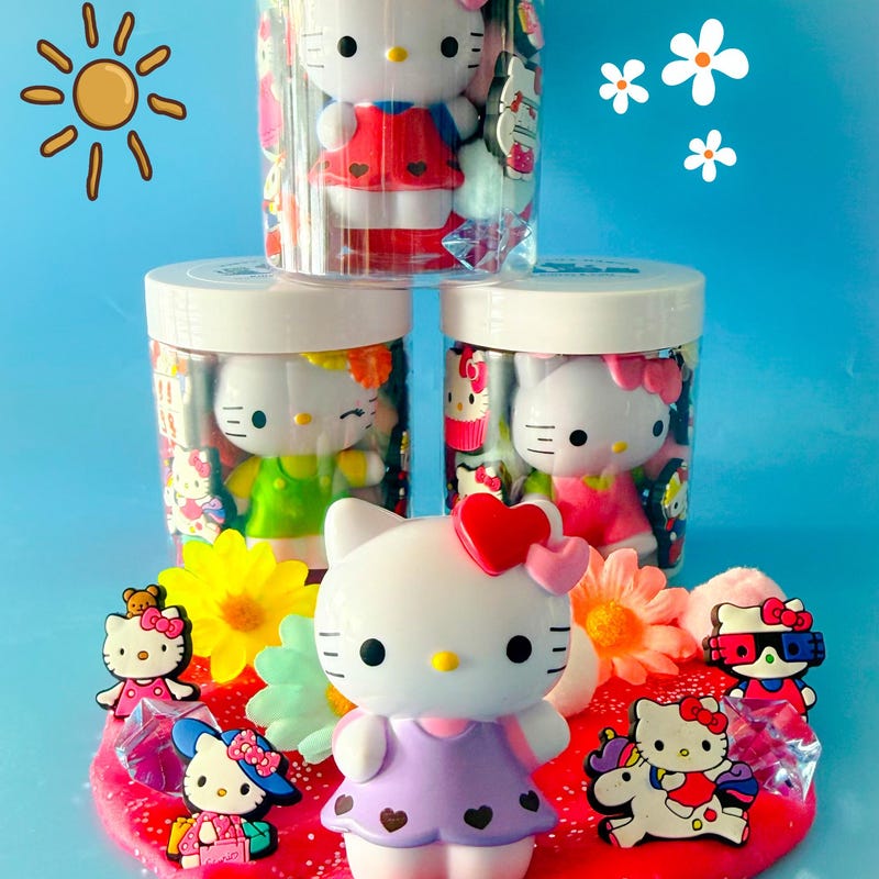 Hello Kittys Slime - Etsy