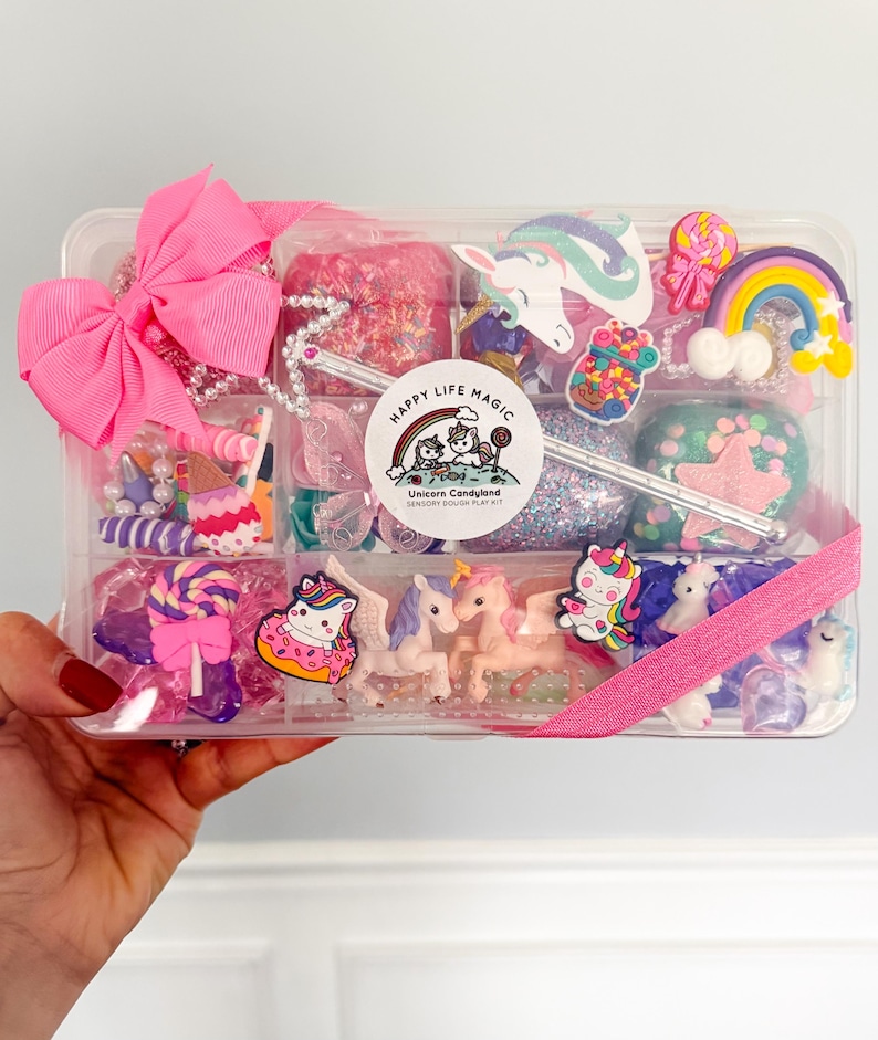 Unicorn Candyland,play Dough Kit,kids Sensory Kit, Girls Birthday ...