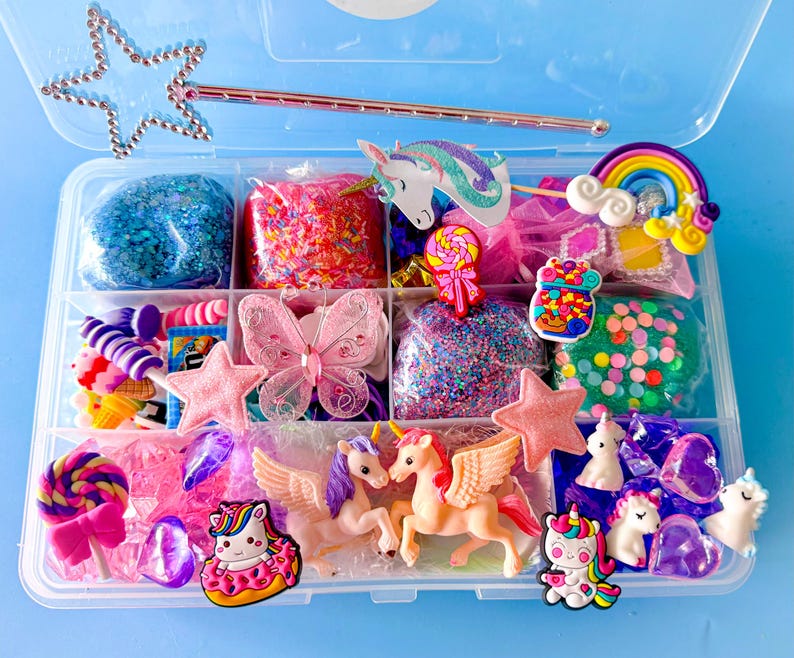 Unicorn Candyland,play Dough Kit,kids Sensory Kit, Girls Birthday ...