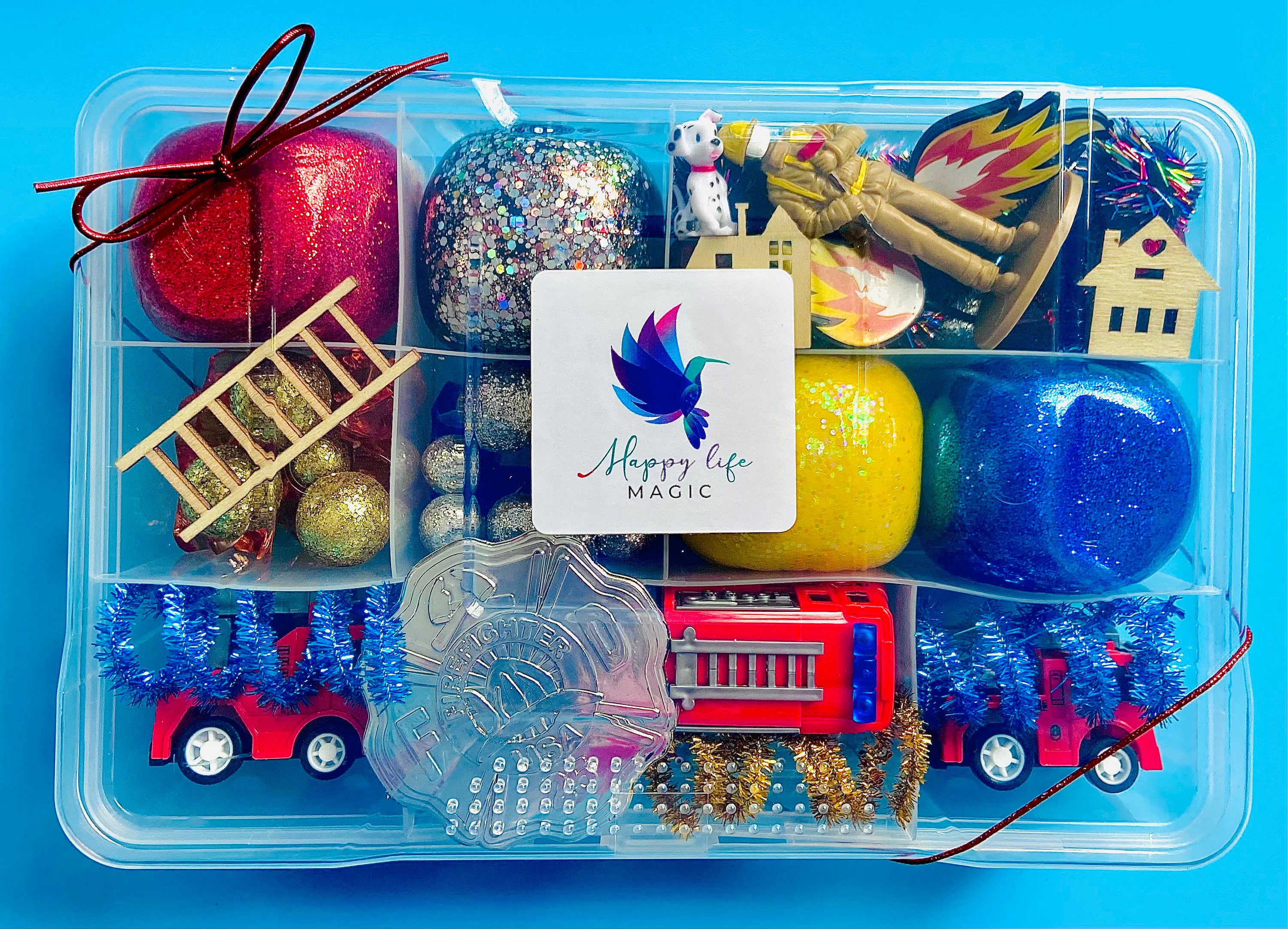 Fire Truck Play Dough Kit Playdough Kit Sensory Kit Play - Etsy Australia