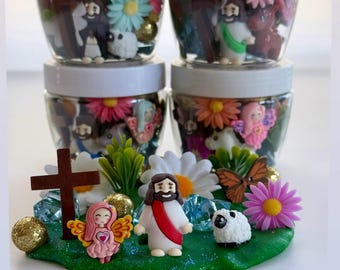Resurrection Scene Play Dough Sensory Jar,christian Easter Activity for ...