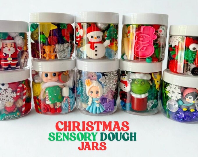 SANTA Claus Playdough Kit | Decorate a Christmas Tree | Holiday Kids ...