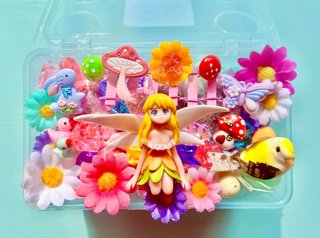 Mid- Sized Fairy Garden Play Dough Kit, Girls Gift, Playdoh Kit,sensory ...