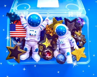 Space Play Dough Kit, Playdough Kit, Sensory Kit, Play Dough Kit, Playdoh Kit, Playdough ...