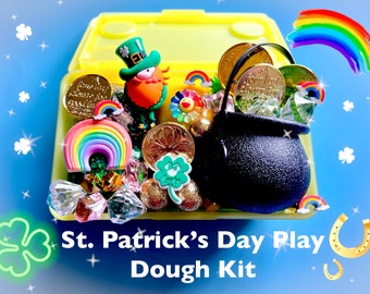 St. Patricks Day Playdough Sensory Kit - Etsy UK