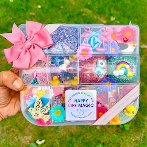 Fairy Garden Play Dough Kit,sensory Kit, Play Dough Kit, Playdoh ...