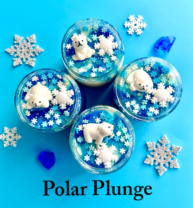 Winter Play Dough Jar,kids Party Favor, Sensory Kit, Stocking Stuffers ...