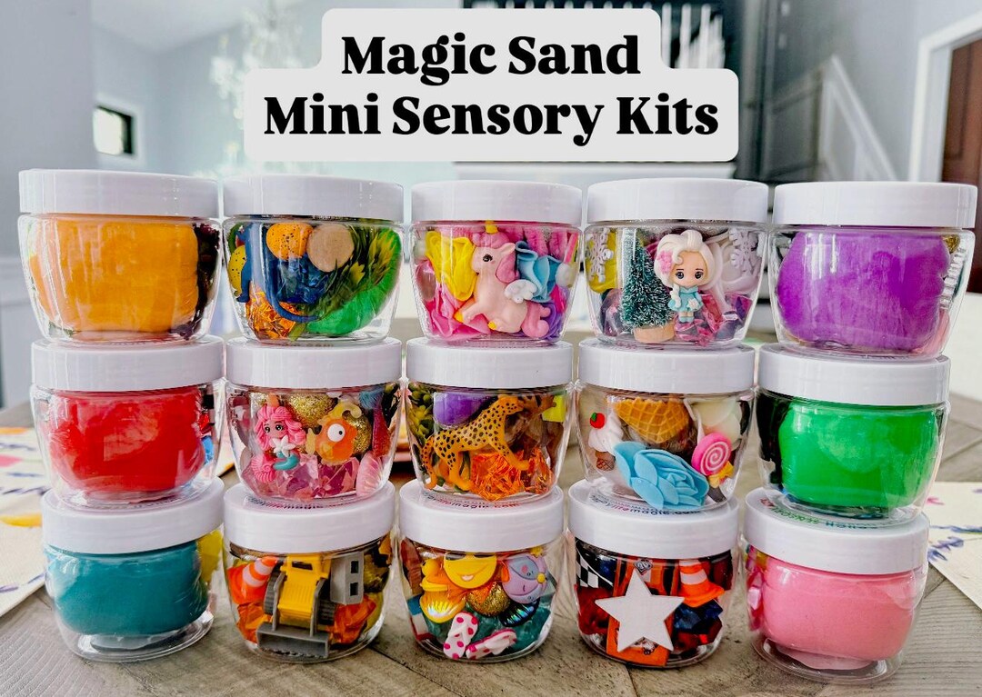 Kinetic Magic Play Sand Sensory Jar,kids Party Favors,goodie Bags ...