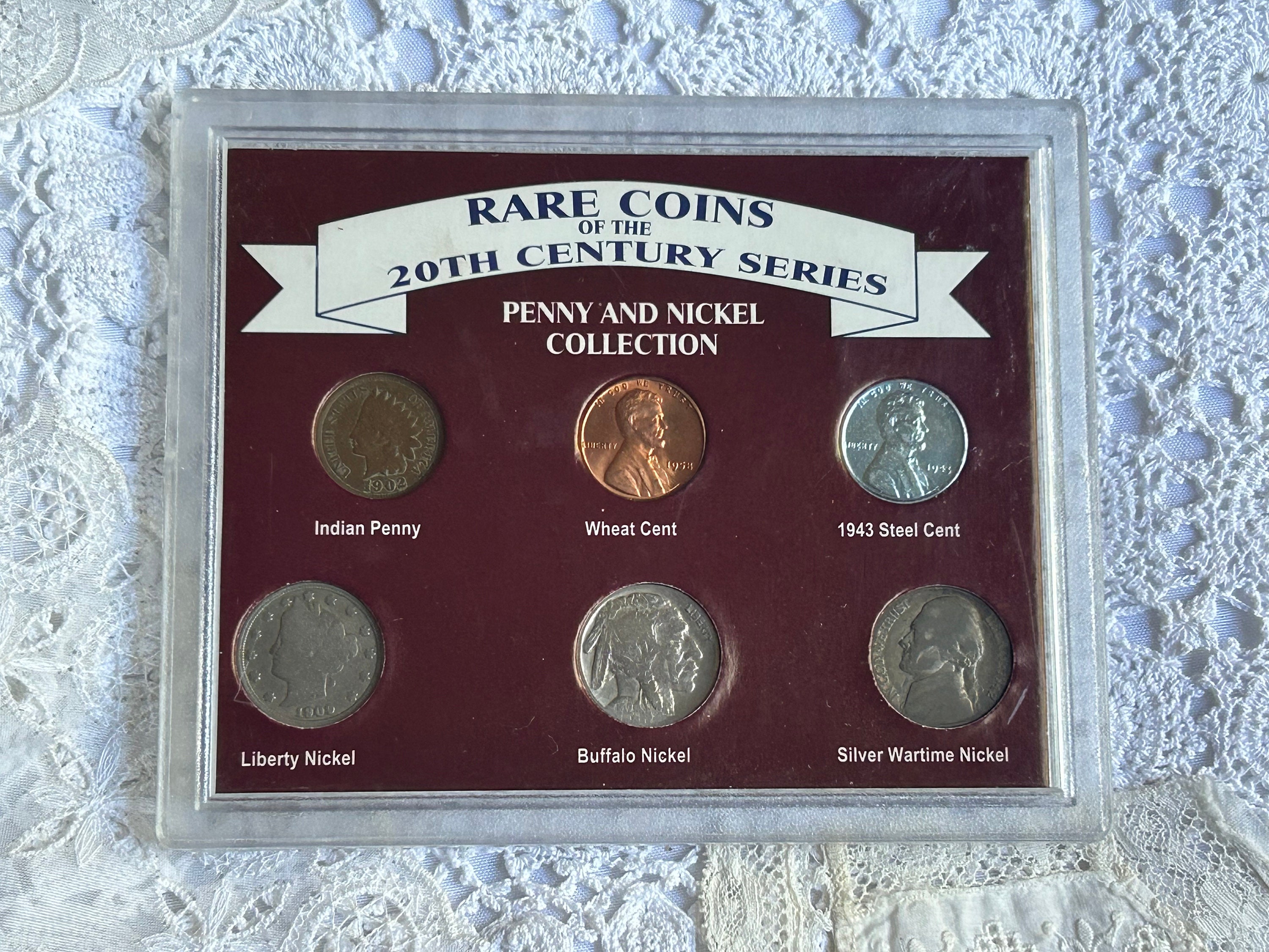 Rare Coins of the 20th Century Series Penny and Nickel - Etsy