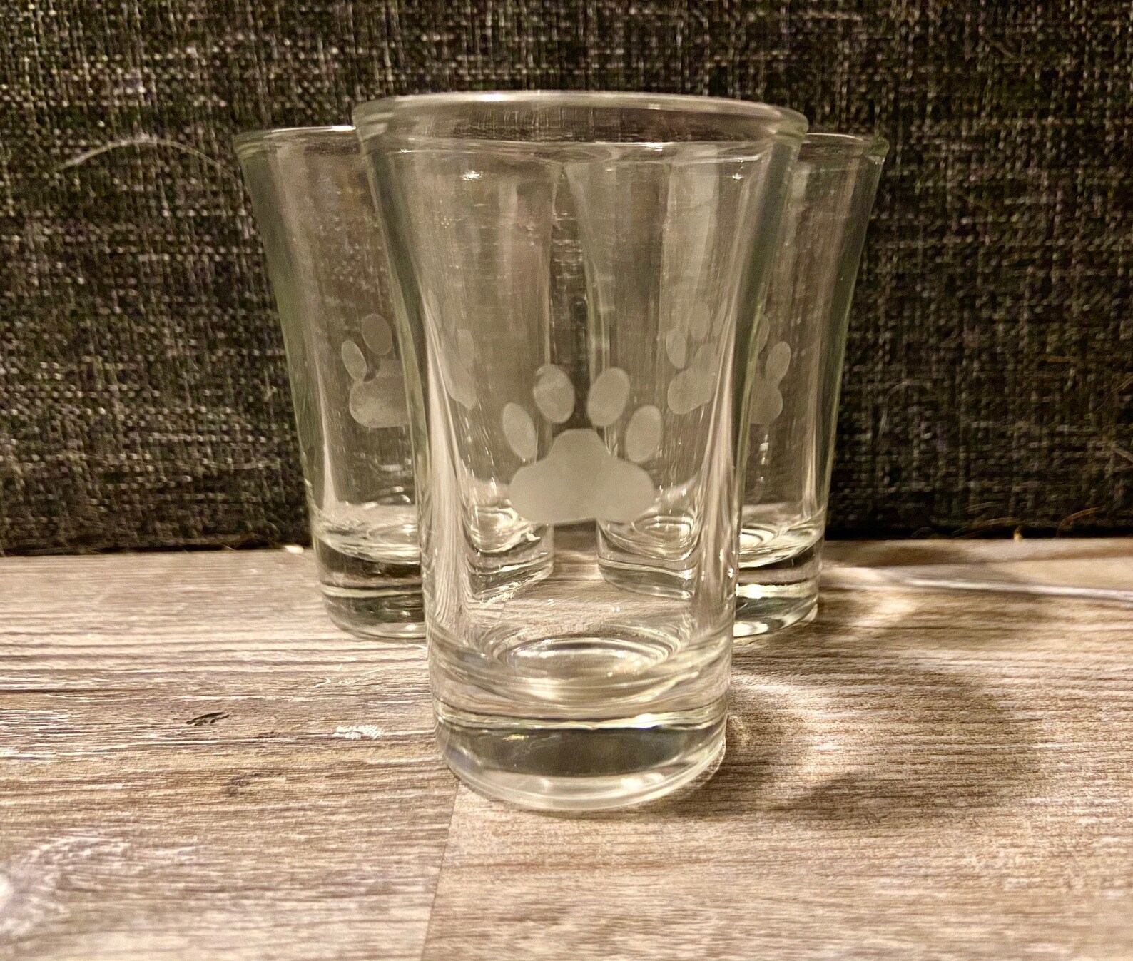 3-pack Paw Print Shot Glasses, Cheers to Pet Love - Unique Alcohol ...