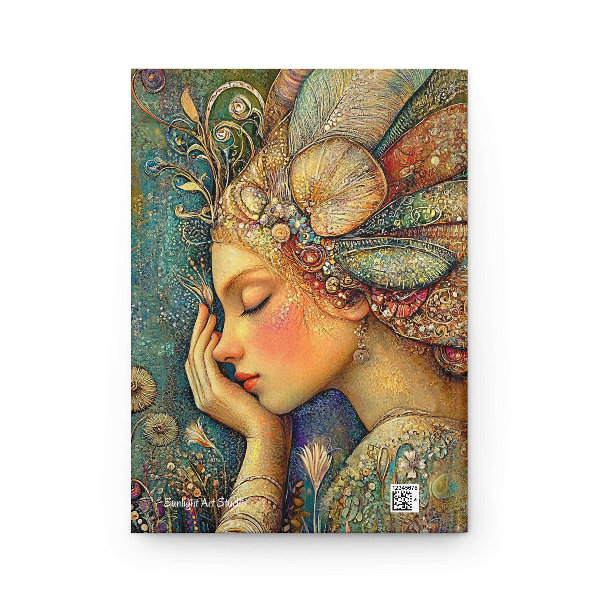 Meditation Journal 6x8 Beautiful Woman Fairy Journal for Writing Dream ...
