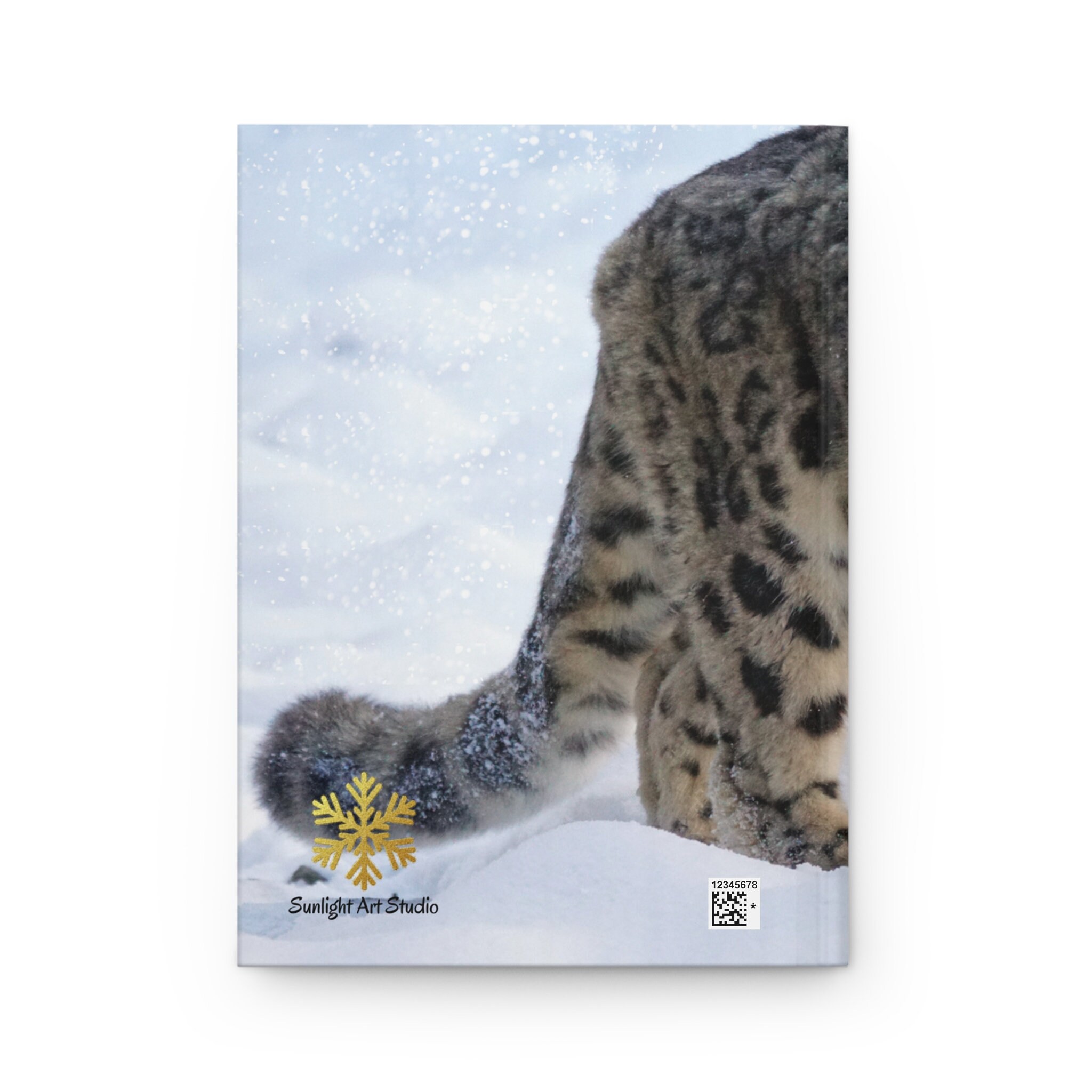 Snow Leopard Journal 6x8 Snow Leopard Notebook Big Cat Journal for ...