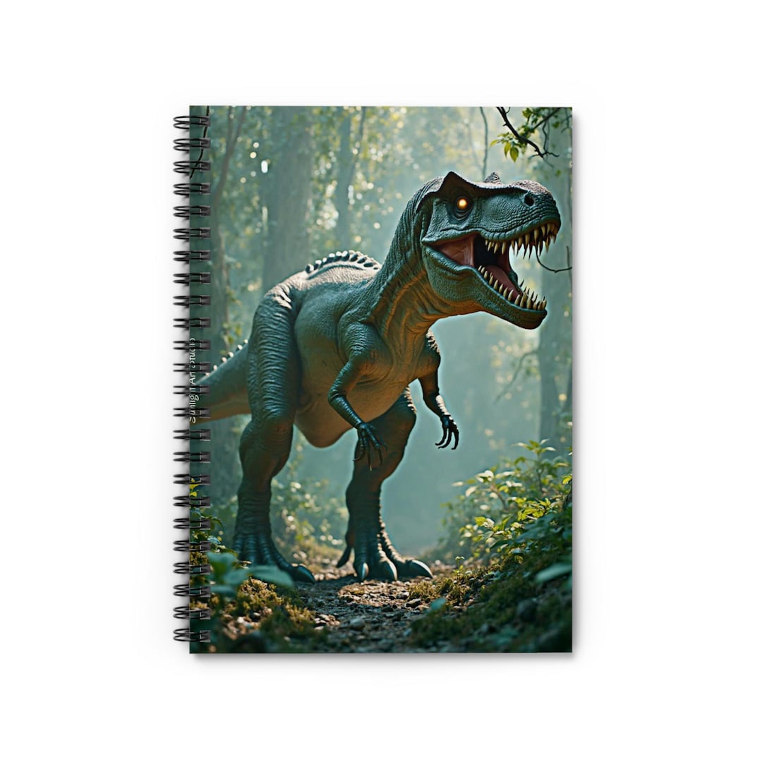 Dinosaur Spiral Notebook 6x8 Dinosaur Notebook for Kids Jurassic World ...