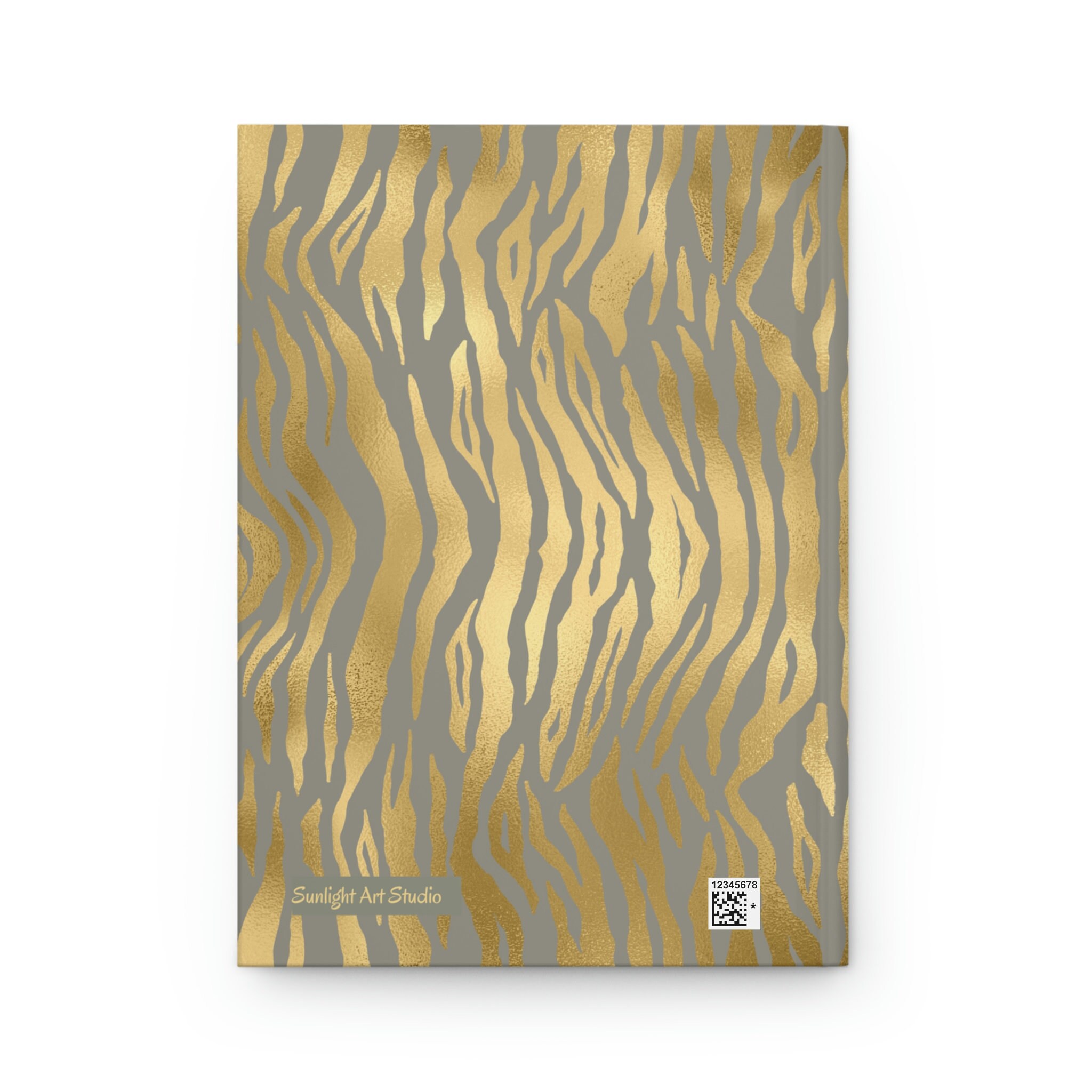 Gold Tiger Stripes Journal 6x8 Golden Tiger Stripes Notebook Tiger ...