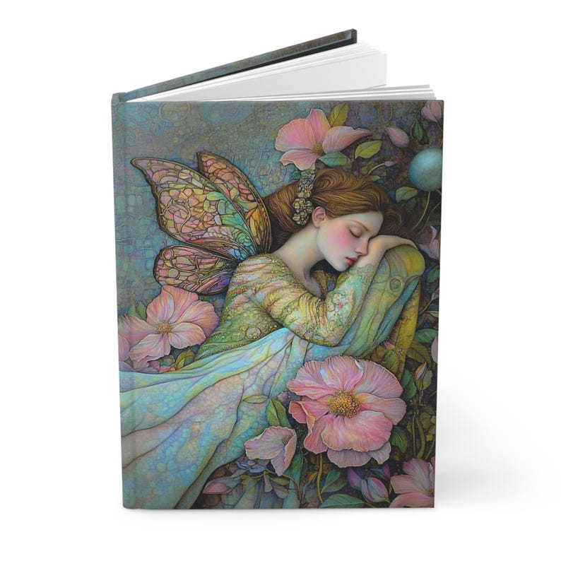 Fairy Girl Journal 6x8 Fairy Fantasy Journal Pretty Fairy Notebook for ...
