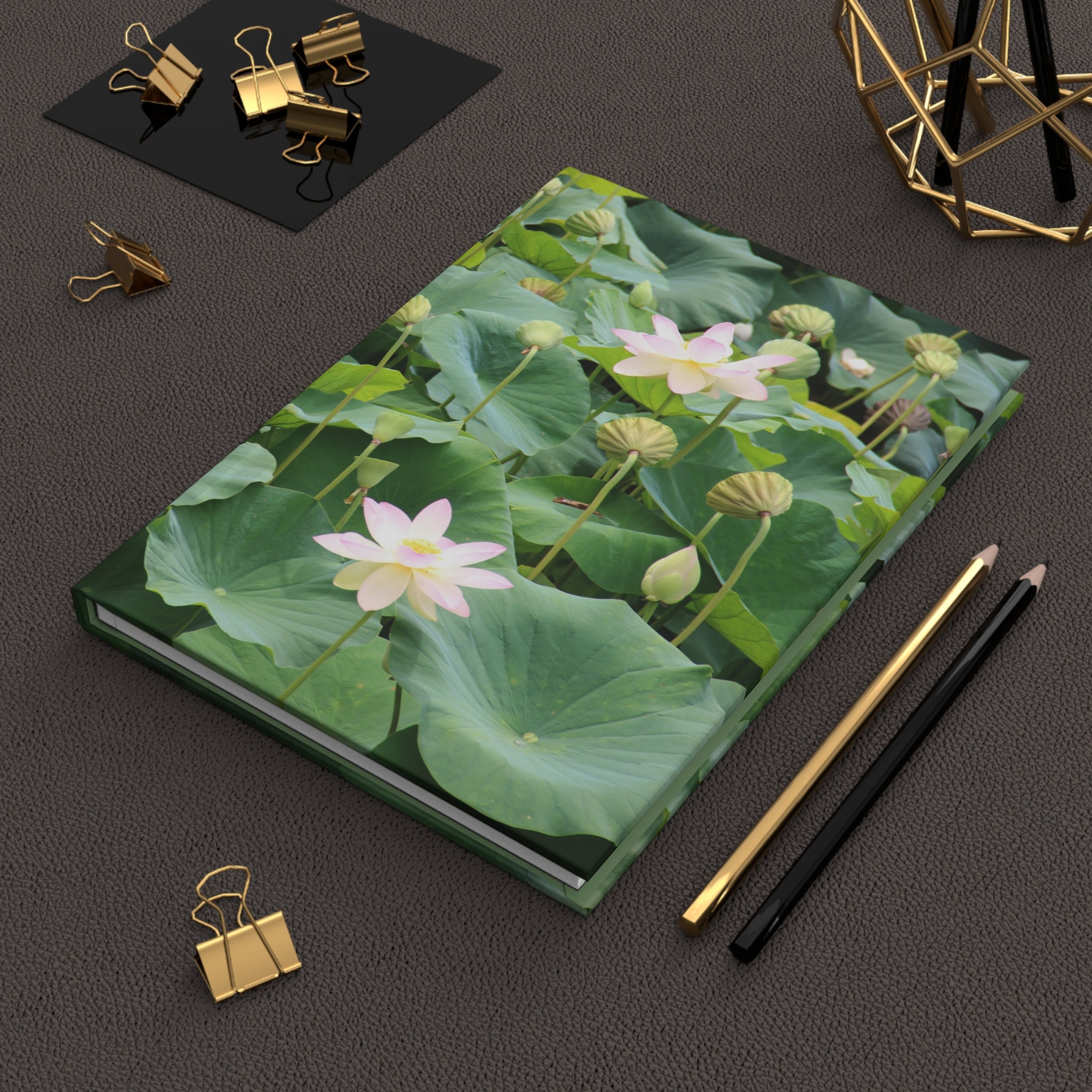 Lotus Journal 6x8 Water Garden Flowers Lotus Notebook Zen Journal Zen ...