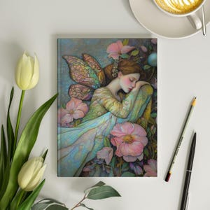 Fairy Girl Journal 6x8 Fairy Fantasy Journal Pretty Fairy Notebook for ...