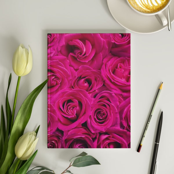 Hot Pink Rose - Etsy
