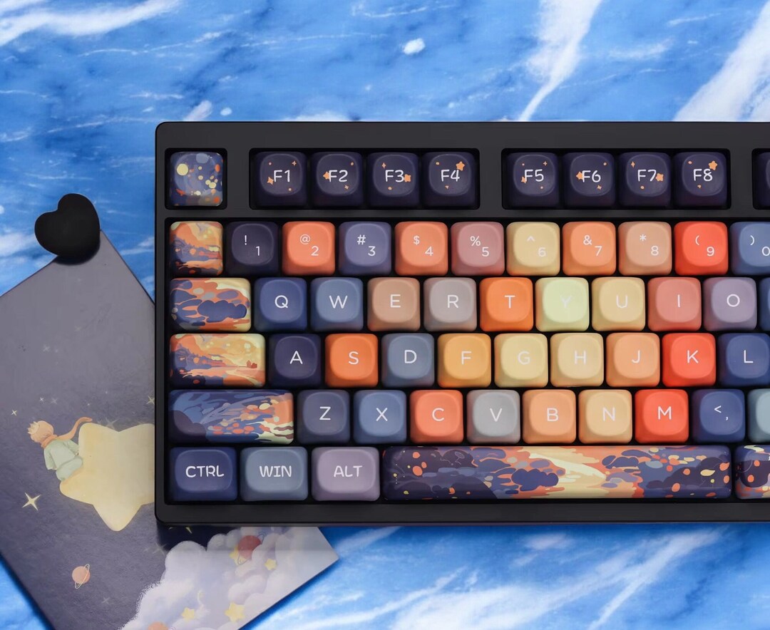 Starry Sky Keycap Set - MOA Profile Keycap Set - Space, Night, and Sky ...