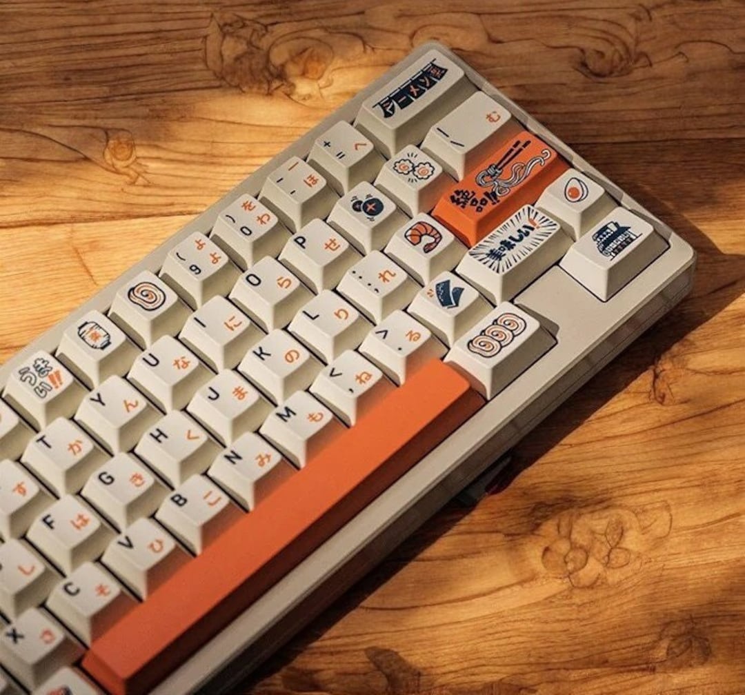 Ramen Noodles Keycap Set - Cherry Profile Keycap Set - Ramen Noodles ...