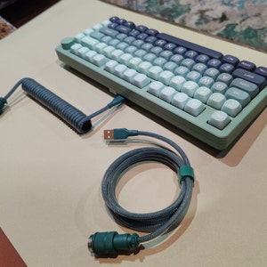 Green Matcha Aluminum 75% Hi8 Keyboard With Creamy KTT Matcha Tactile ...