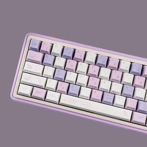Grape Mousse Keycap Set Cherry Profile Grape Desert, Fluffy Dessert ...