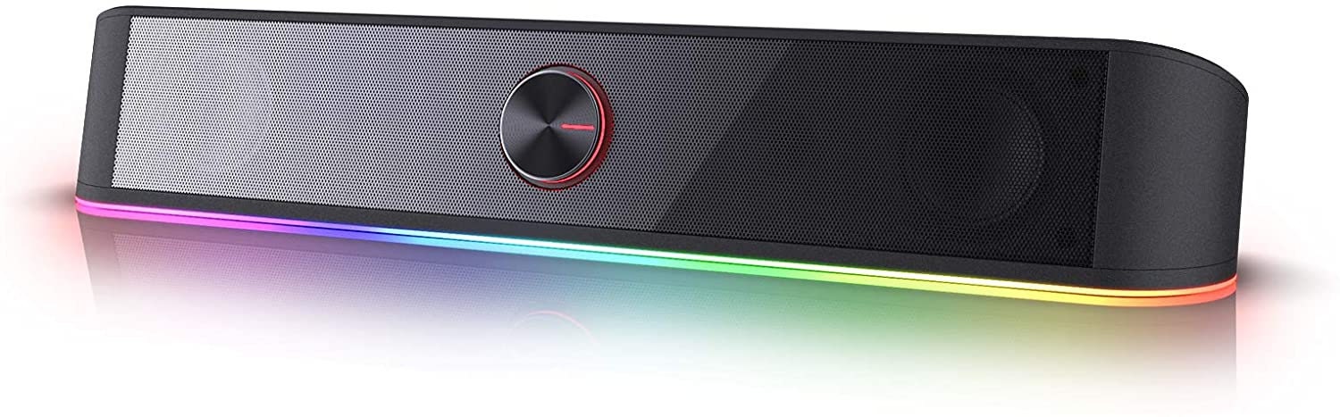 Red Dragon RGB Speaker Soundbar for gaming and multimedia with | Etsy