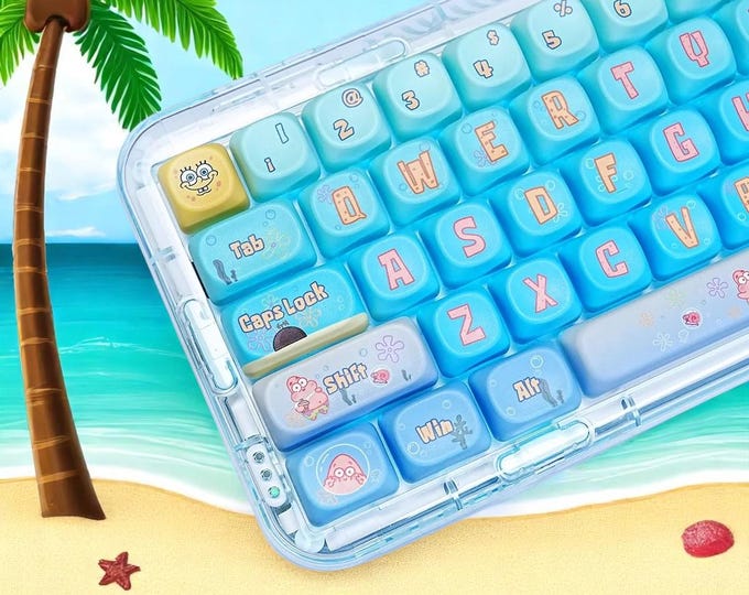 Patrick Star Keycap. Cute Patrick Star Keycap, Custom Anime Keycap ...