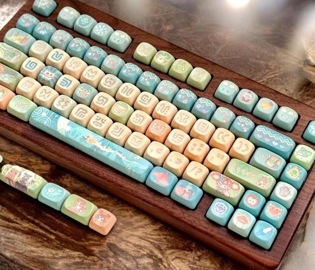 The Legend of Zelda MOA and SOA Profile Keycap Set Cute Keycaps Custom ...