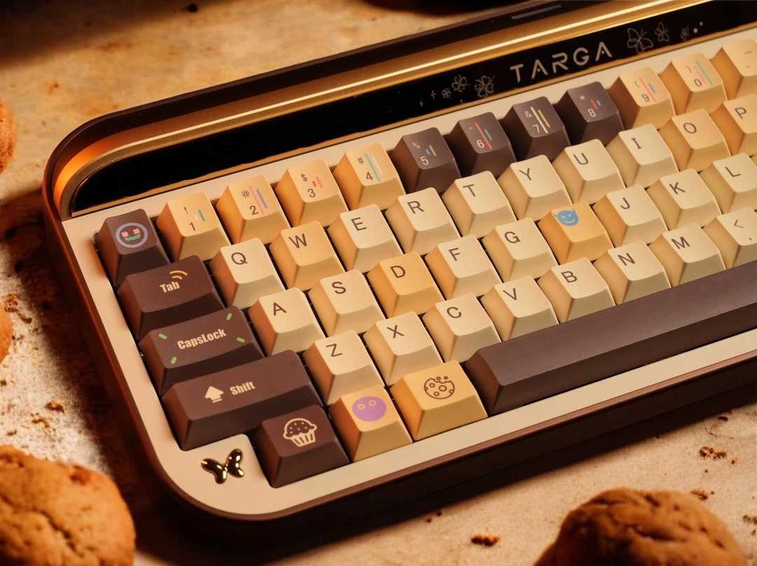 Caramel Cookies Keycap Set - Cherry Profile PBT - Cookies / Bakery ...