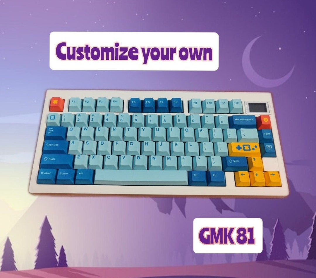 Customize Your Own Hand Lubed GMK 81 Keyboard LCD GIF Screen Many ...