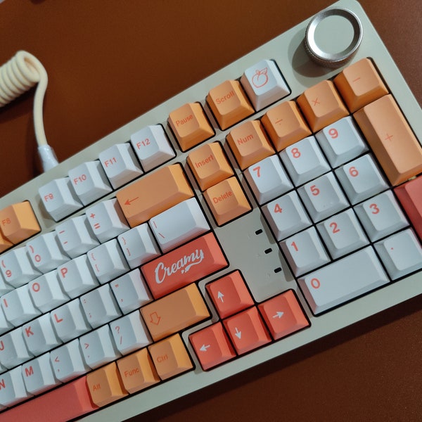 Thocky Creamy Keyboard - Etsy
