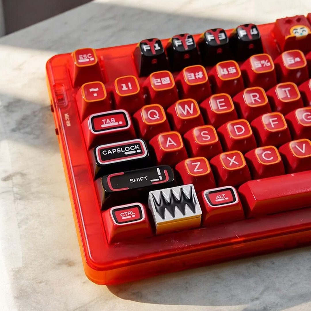 Kabuda Mecha Anime Keycaps - KSA Profile Keycap Set - Custom Novelty ...