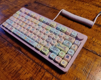 Purple Aluminum 75% Hi8 Tactile Keyboard With Gateron EF Grayish ...