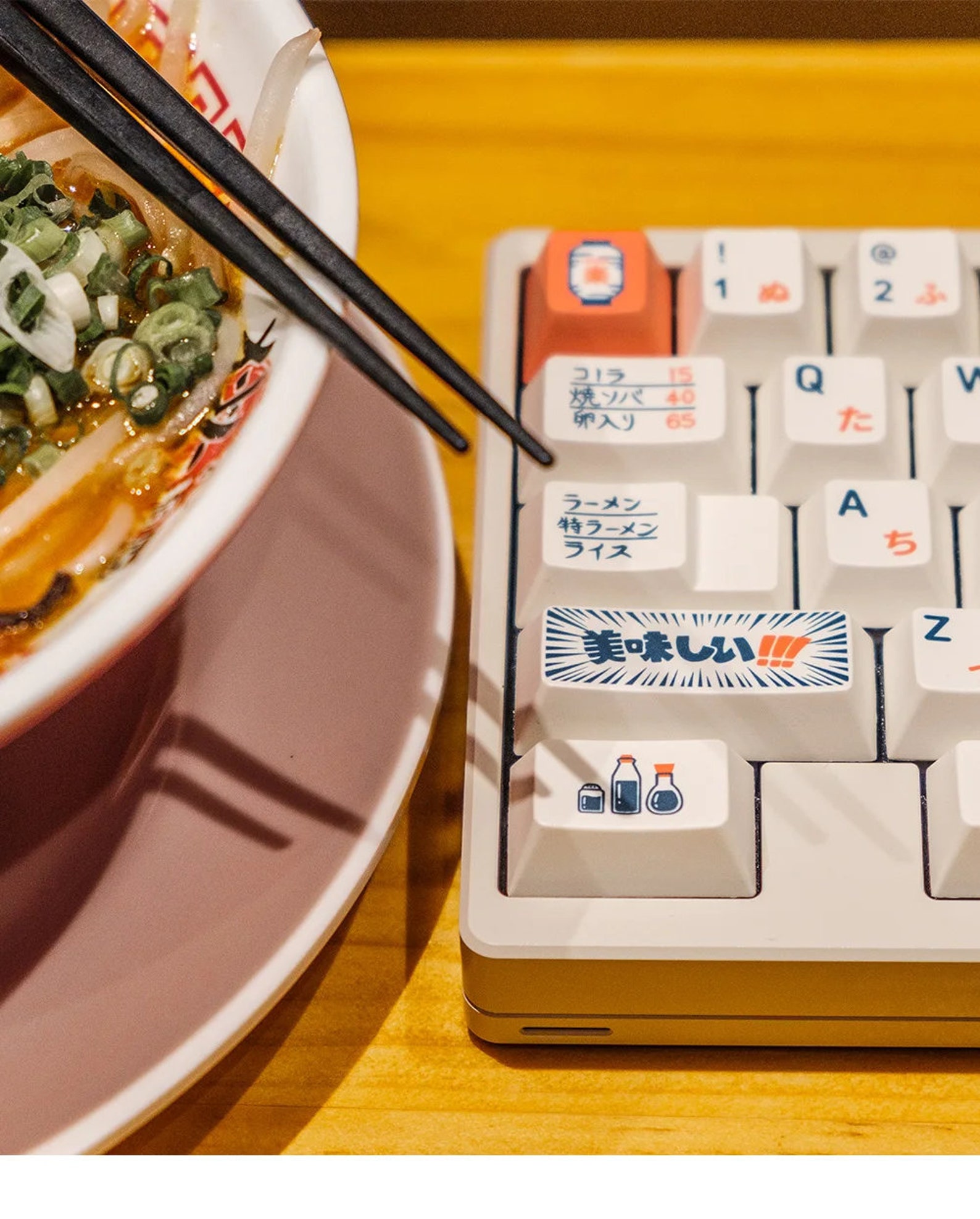 Ramen Noodles Keycap Set - Cherry Profile Keycap Set - Ramen Noodles ...
